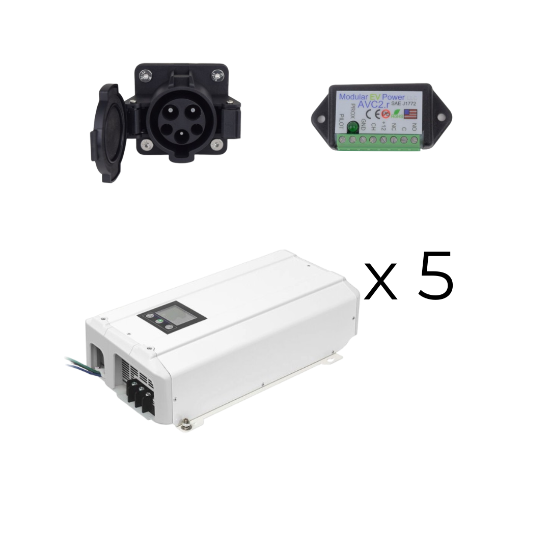 Upfitters 12V 500A EV Charge Kit for Deep Cycle Batteries