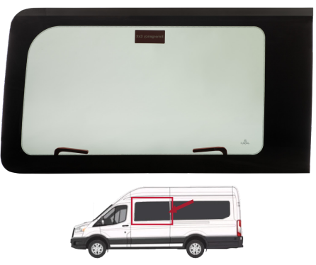 Ford Transit - 1st Position Egress Driver Window — Upfitters