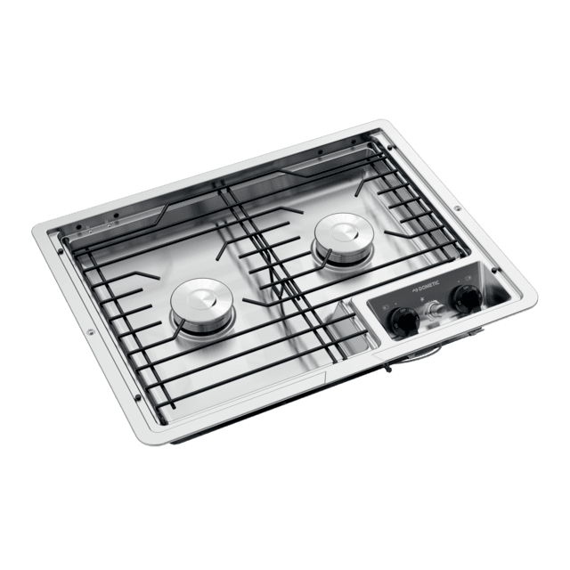 Dometic 2-Burner Drop-In Gas Cooktop, Stainless — Upfitters